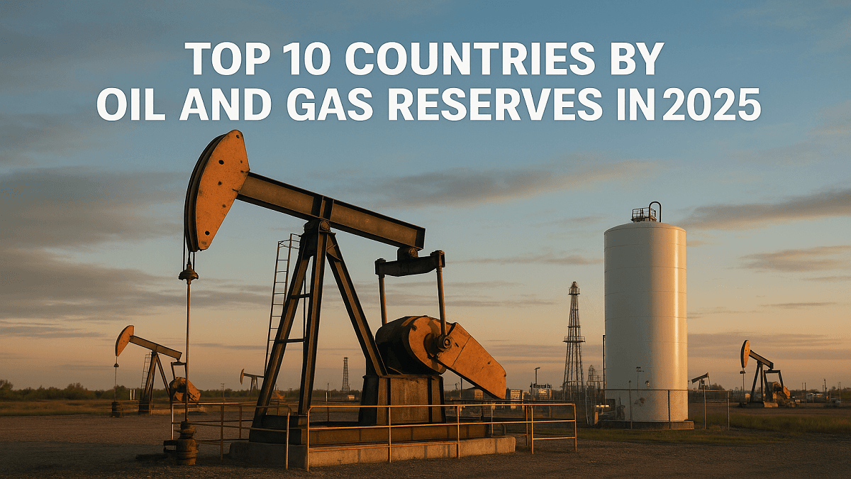Global Energy Rankings: Top 10 Countries With Biggest Oil Reserves In 2025